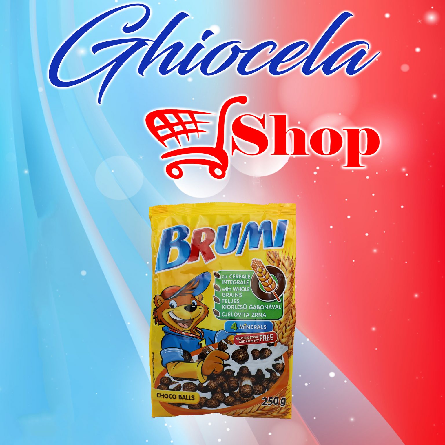 CEREALE CHOCO-BALLS BRUMI 250G – Ghiocela