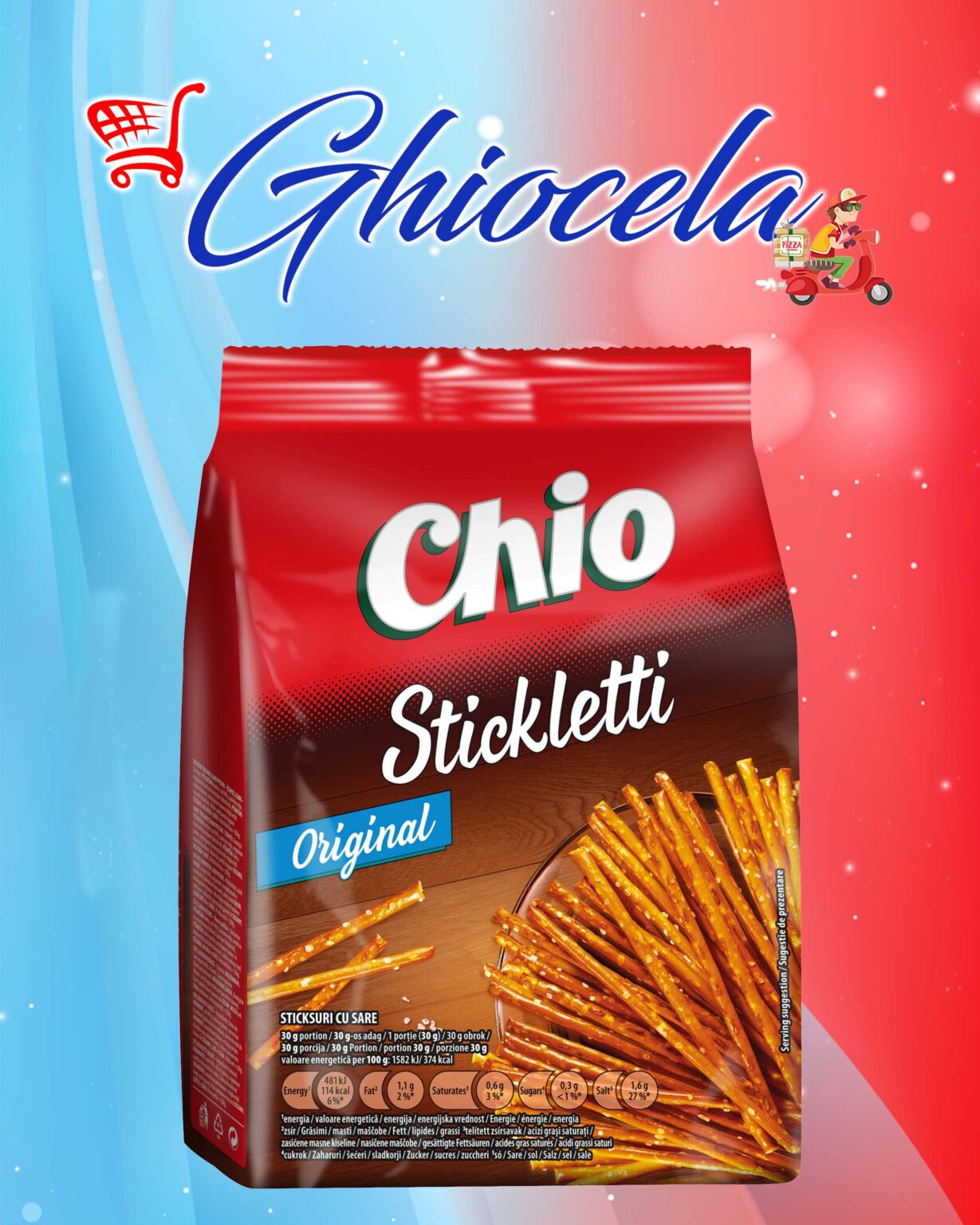 Chio Stickletti cu sare, 250g – Ghiocela